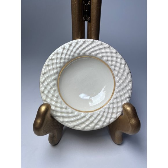 Unbranded | Dining | Vintage Plate Porcelain Ceramic Gold Rim Handmade ...